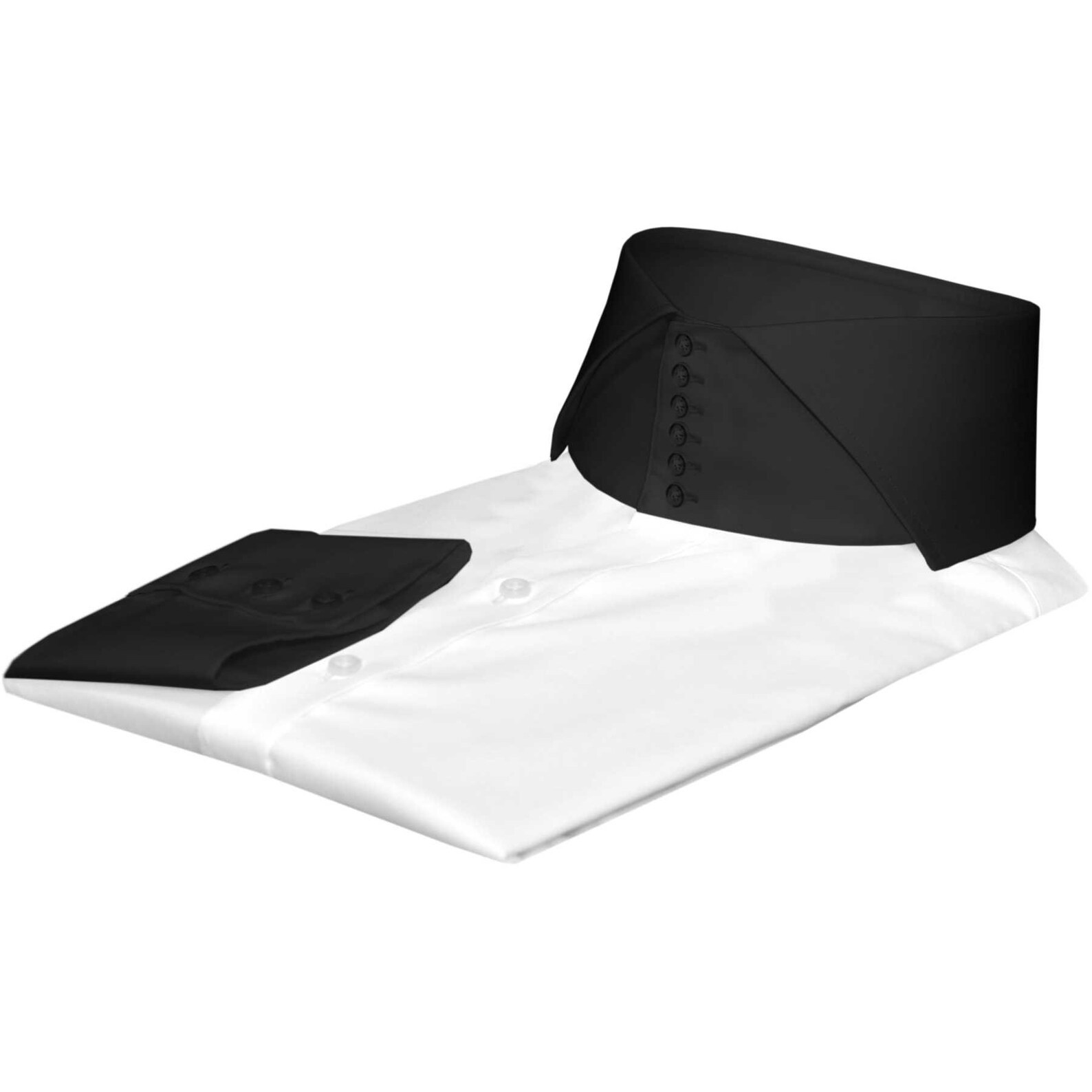 Extreme High Cut Away Collar Solid Milk White 100% Cotton 6 - Etsy
