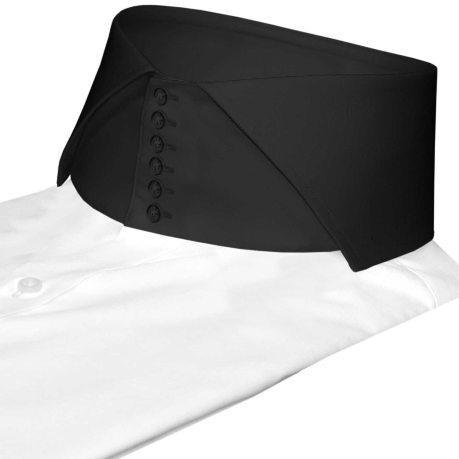 Extreme High Cut Away Collar Solid Milk White 100% Cotton 6 - Etsy