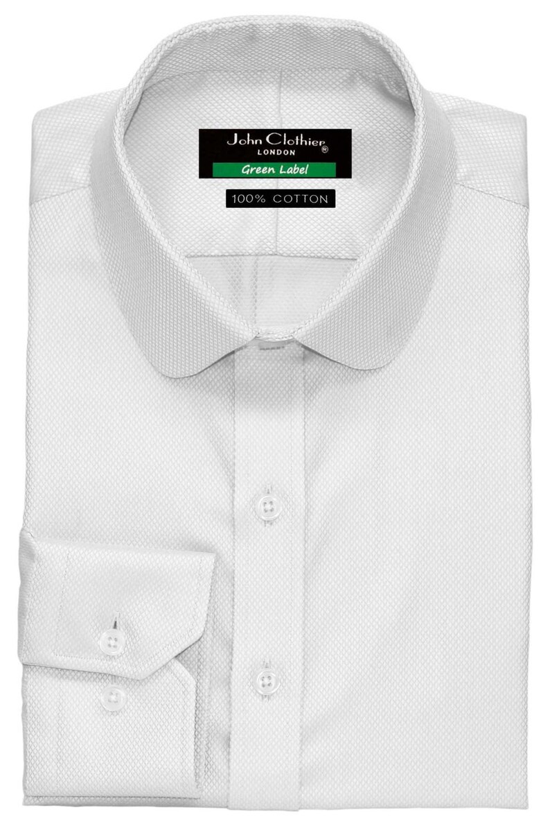 Penny Collar Club Collar Shirt Shelby Brothers / White - Etsy