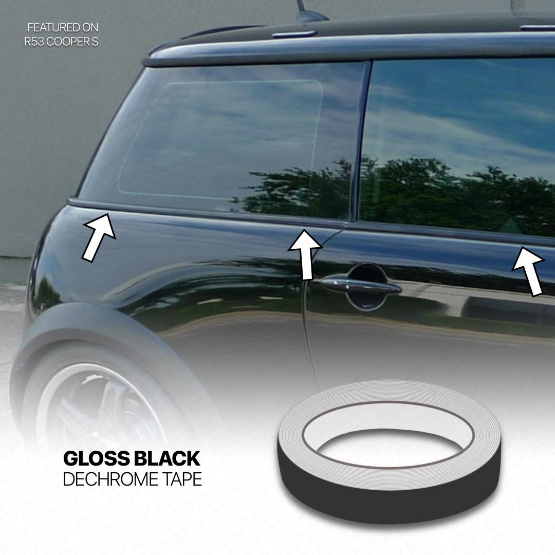MINI Beltline Dechrome Tape for R50 R52 R53 One Cooper S JCW GP ...