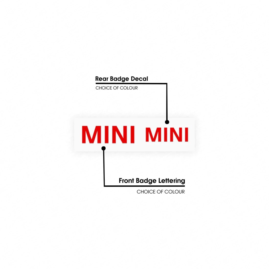 MINI F-series LCI Badge Logo Lettering Decal / Sticker / Overlay - Etsy