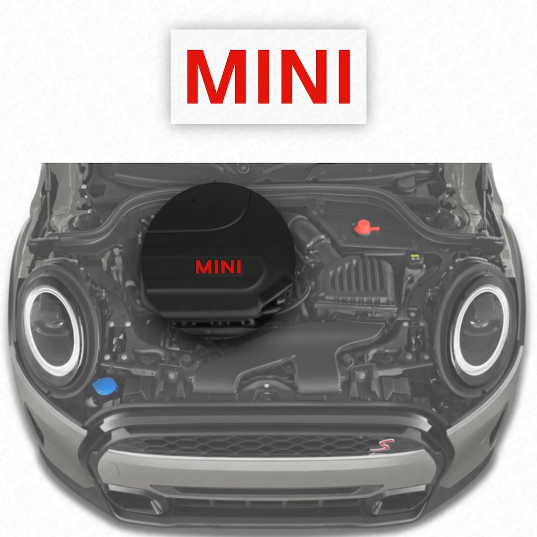 MINI F-series LCI Engine Bay Lettering Decal - Etsy