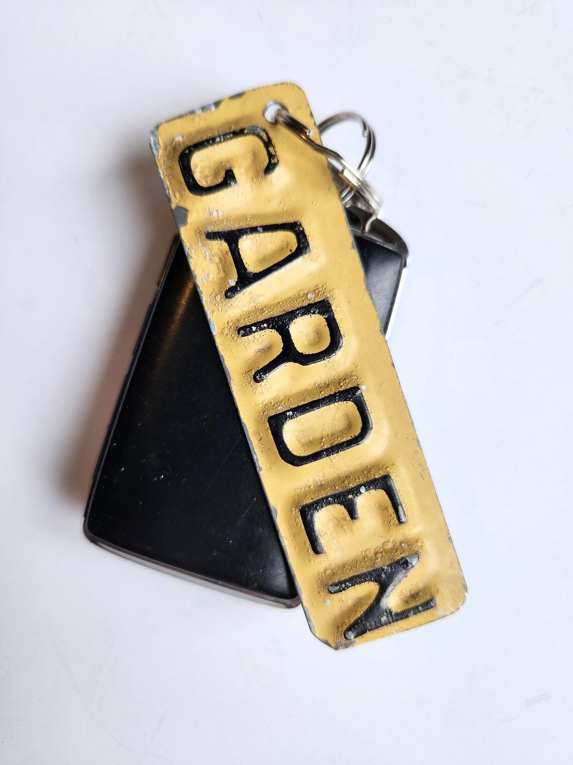 Repurposed License Plate Key Chains, Luggage Tags and Backpacks ...