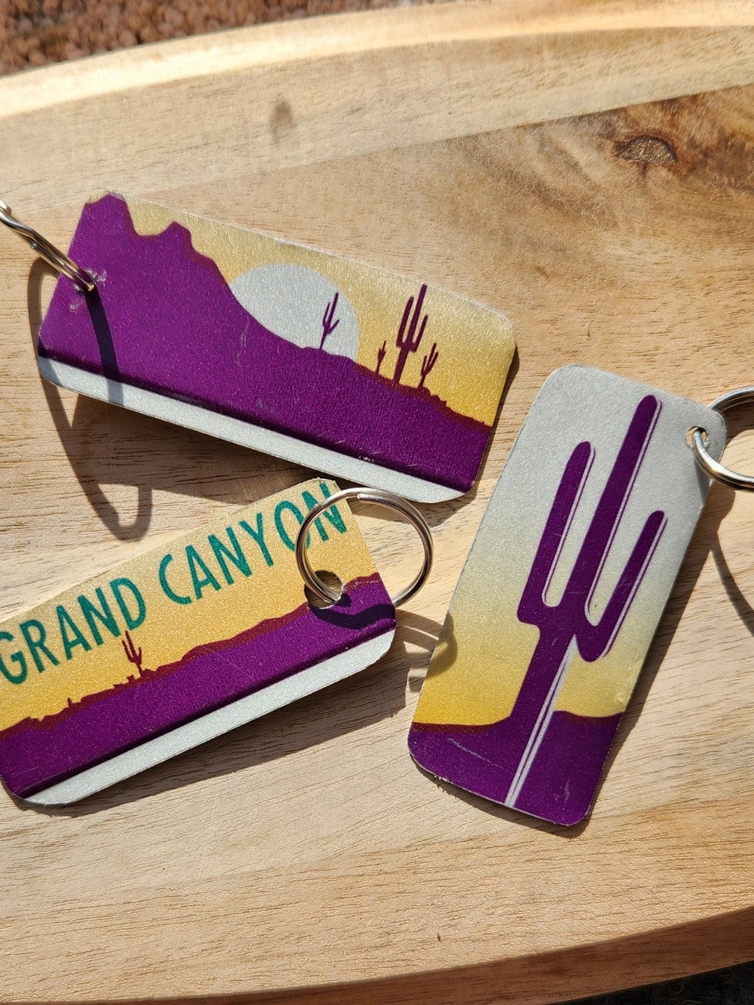 Unique Arizona Keychains Made From Upcycled License Plates, Southwest ...