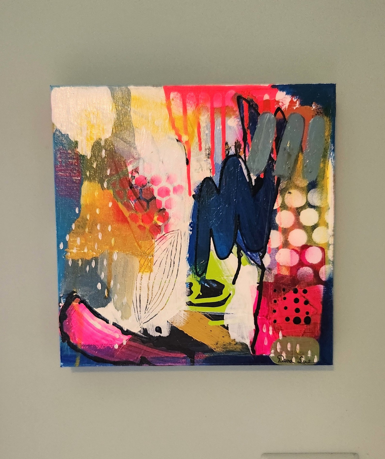 Vibrant Modern Abstract Paintings, Original Bold Artwork on Canvas - Etsy