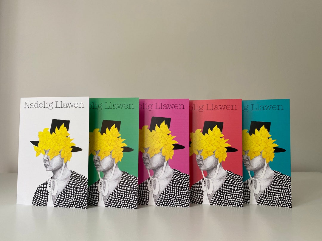 Welsh Lady Christmas Cards pack of 5 - Etsy UK