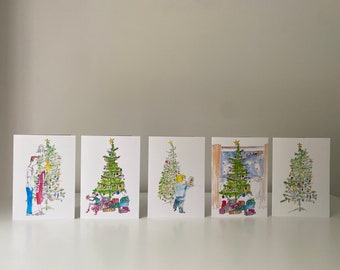 Welsh Lady Christmas Cards pack of 5 - Etsy UK
