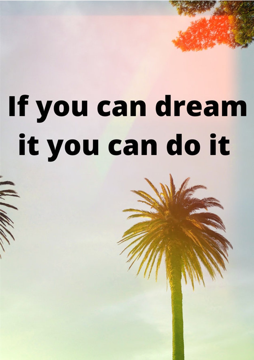 Dream It Poster A4 Digital Download Ready to Print - Etsy