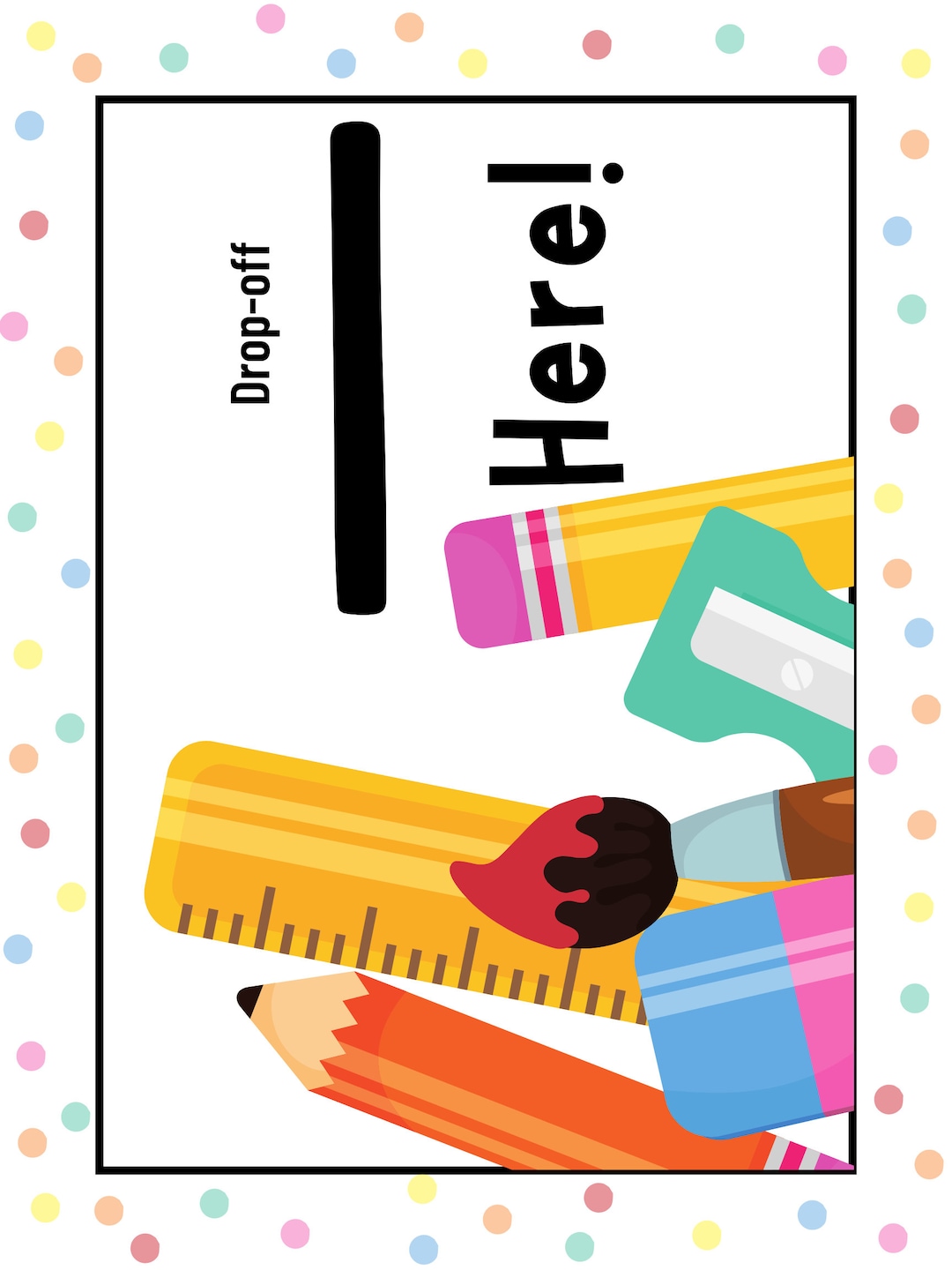 Tuition Drop off Box for Preschool and Daycare - Etsy