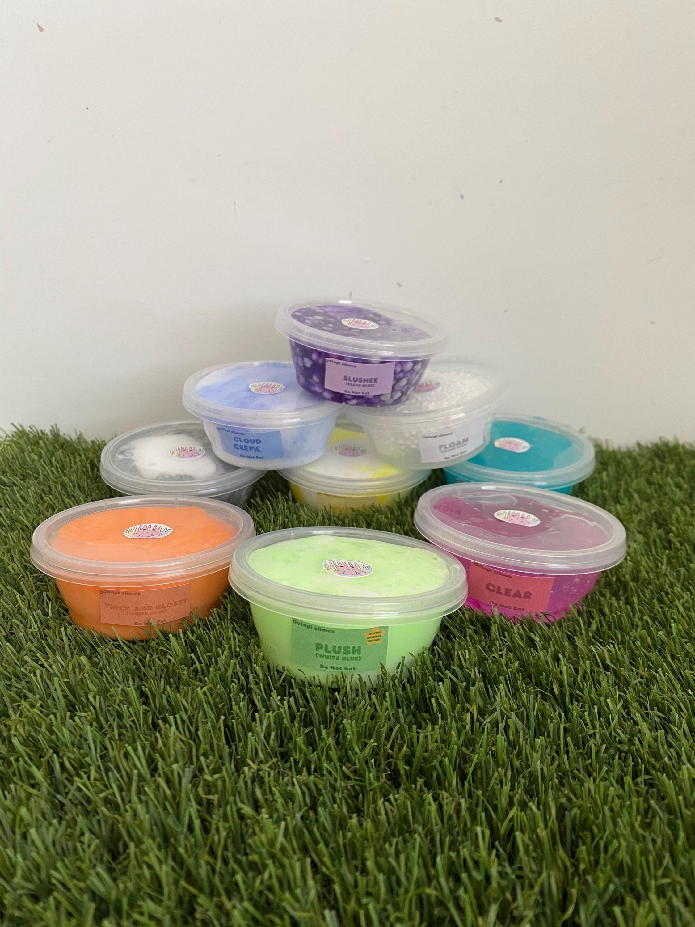 Texture Tester Mini Slimes Clear Slime Crunchy Slime Rainbow Slime Soft ...