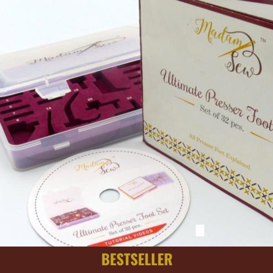 Presser Foot Set Upgrade - Storage Box & Explanation Booklet (no Feet ...