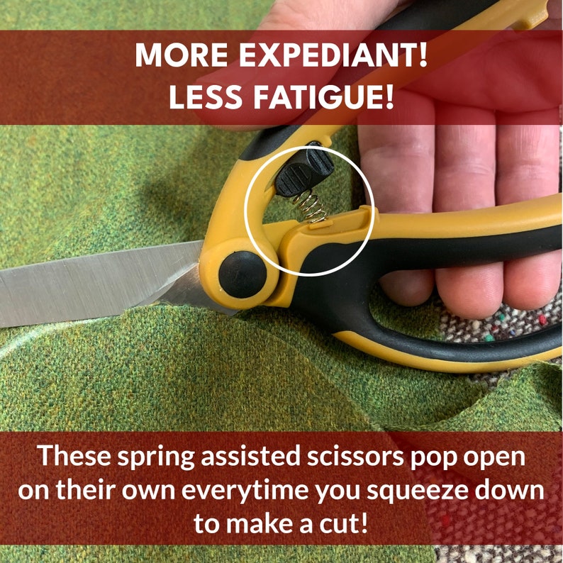 Spring Loaded Fabric Scissors for Sewing - Etsy