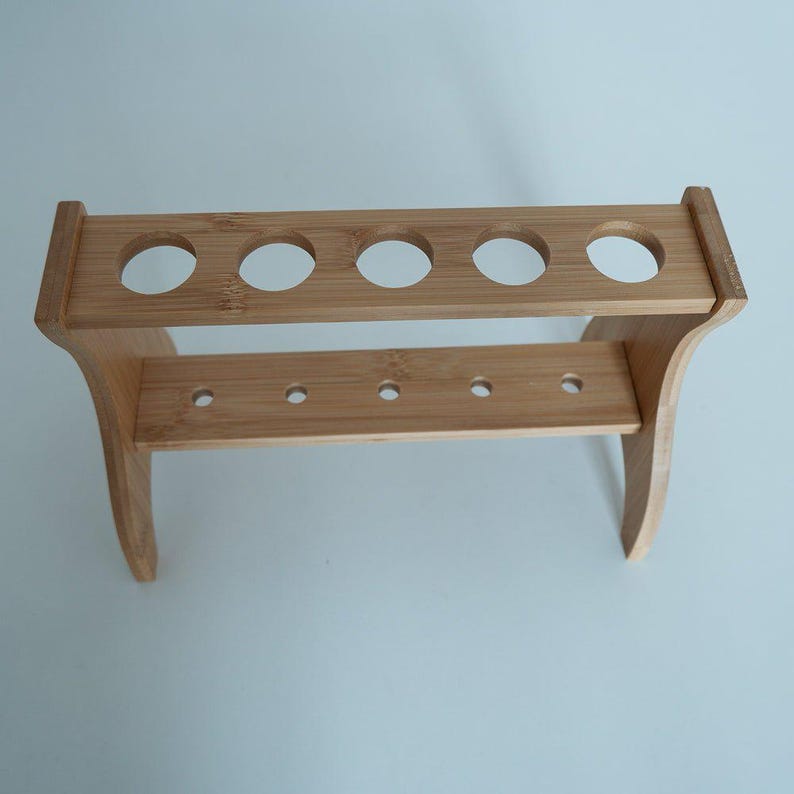 Bamboo Desktop Scissors Stand - Holds up to 5 Pairs of Shears - Etsy