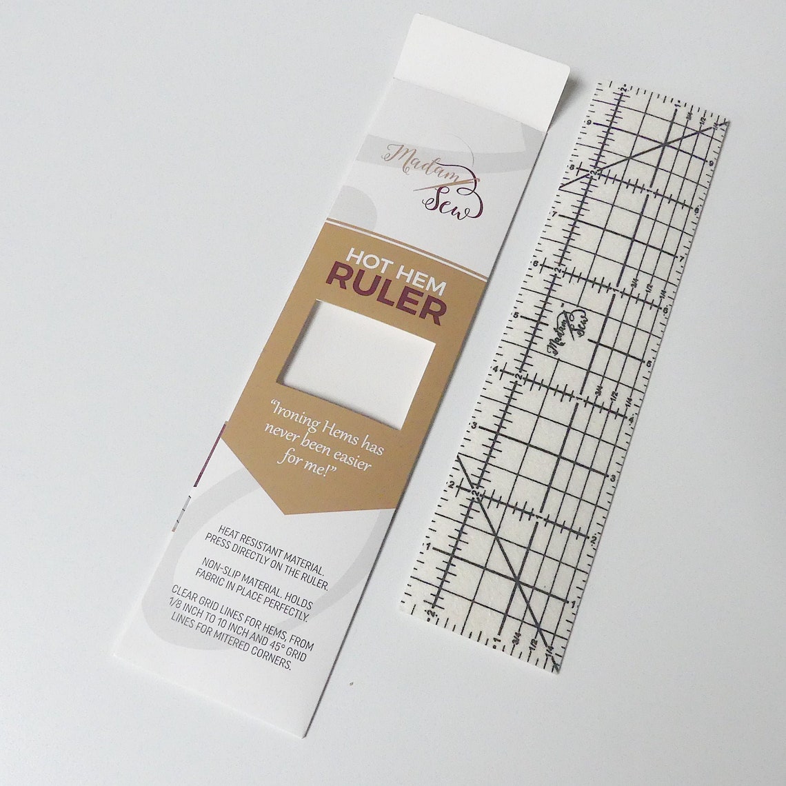 Hot Hem Ruler - More Than Just an Ironing Tool ! - Etsy