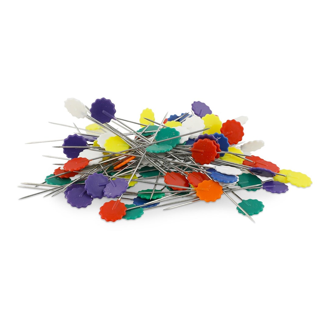 Long Flower Pins - 200 Pin Value Pack - 7 Bright Colors/box - Etsy