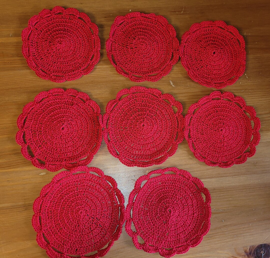 Crocheted Christmas Doilies - Etsy