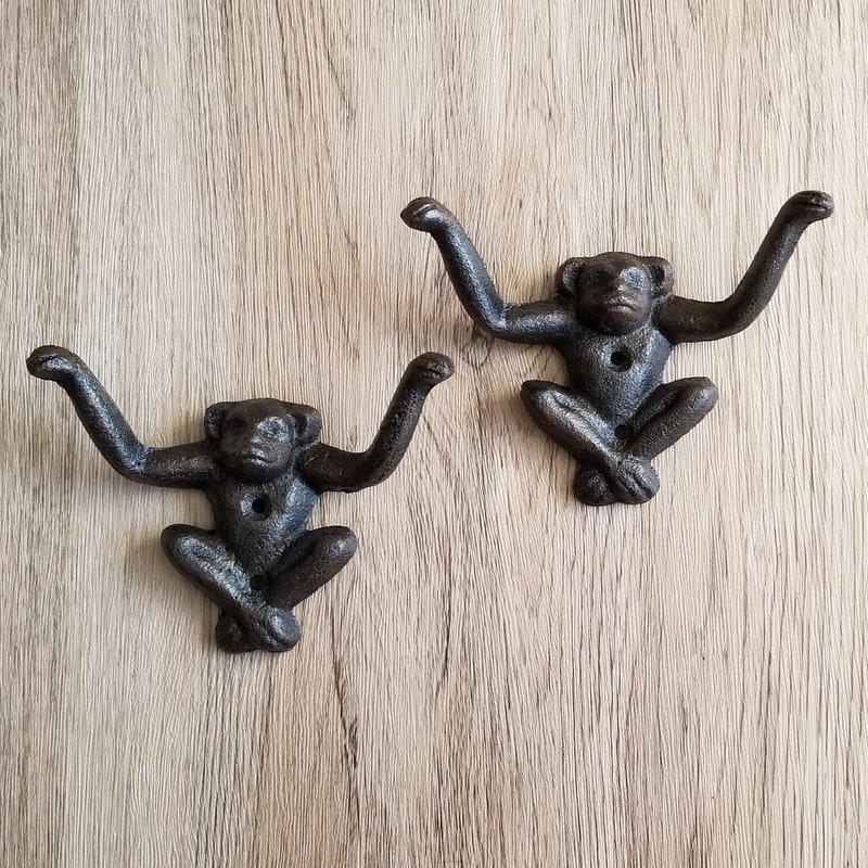 Monkey Wall Hook - Etsy