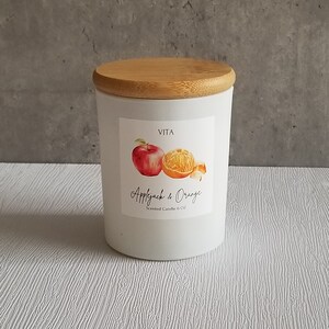 Applejack & Orange by Vita Scented 6 OZ Candle - Etsy