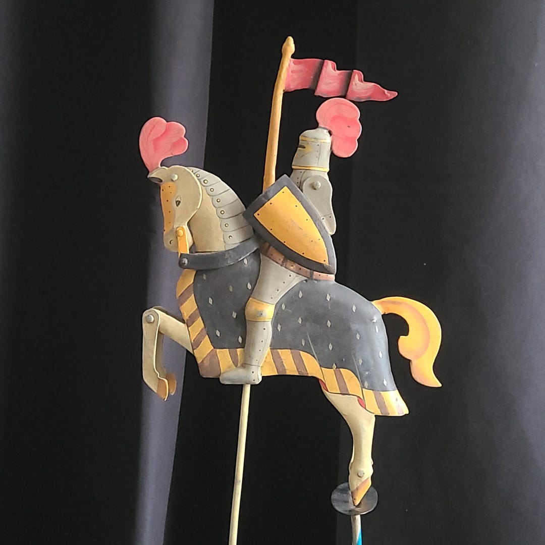 Knight on Horseback Automata Antique Reproduction - Etsy