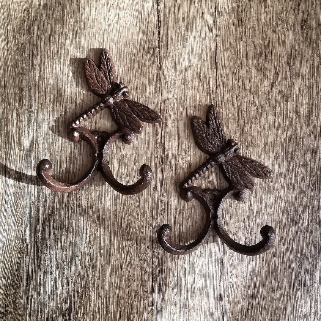 Dragonfly Wall Hook Set of 2 - Etsy