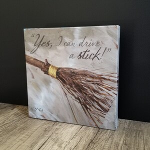 Inspirational Witch's Broom Giclee Wall Art - Etsy