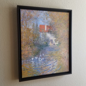 The Geese by Claude Monet 1874 Museum Quality Reproduction Canvas 16x20 ...