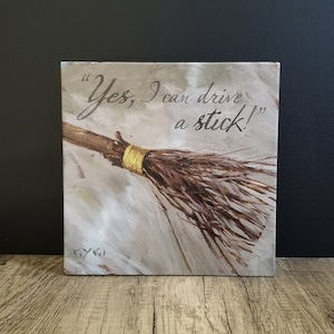Inspirational Witch's Broom Giclee Wall Art - Etsy