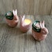 Bunny Terracotta Planters Set of 3 - Etsy
