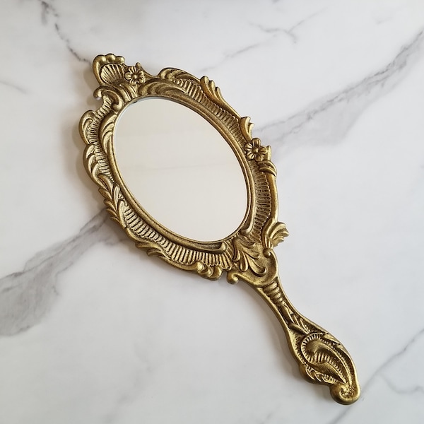 Hand Held Mirror - Etsy