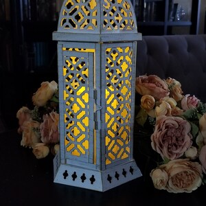 Large Cutwork Hexagon Lantern - Etsy
