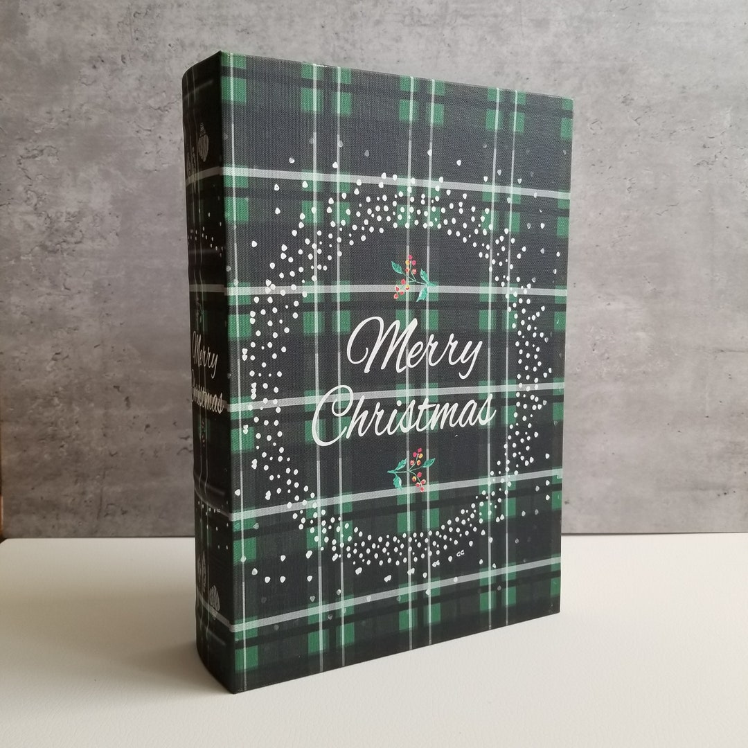 Merry Christmas Book Box - Etsy