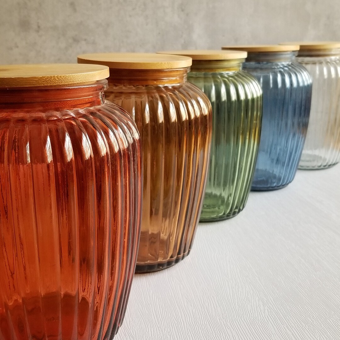 Gourd-shaped Large Recycled Glass Storage Containers - Etsy UK