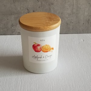 Applejack & Orange by Vita Scented 6 OZ Candle - Etsy