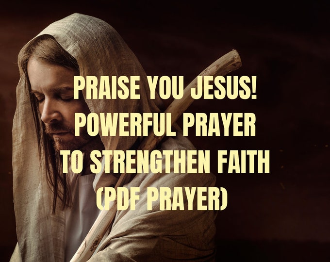 Faithful Christian Prayer Wall Art, Religious Inspirational Poster ...