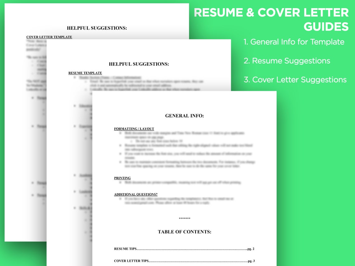 Finance Resume Template for College Students & Recent Graduates ...