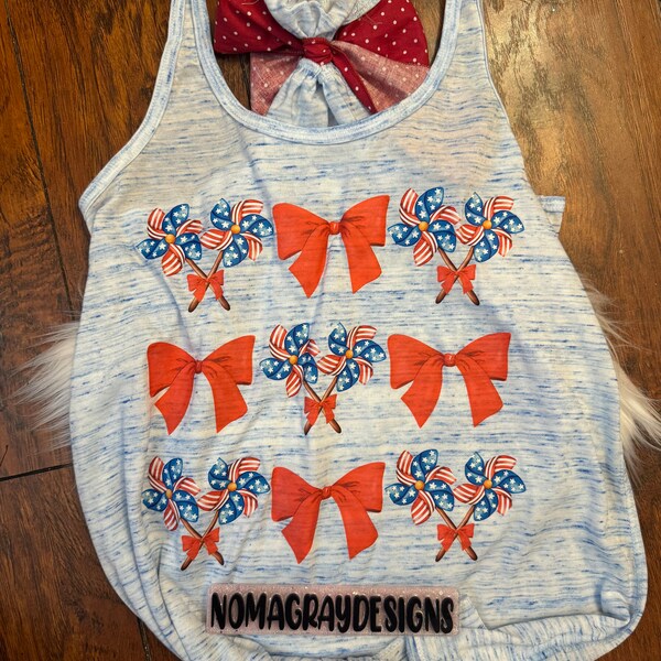Tank Top With Bow - Etsy