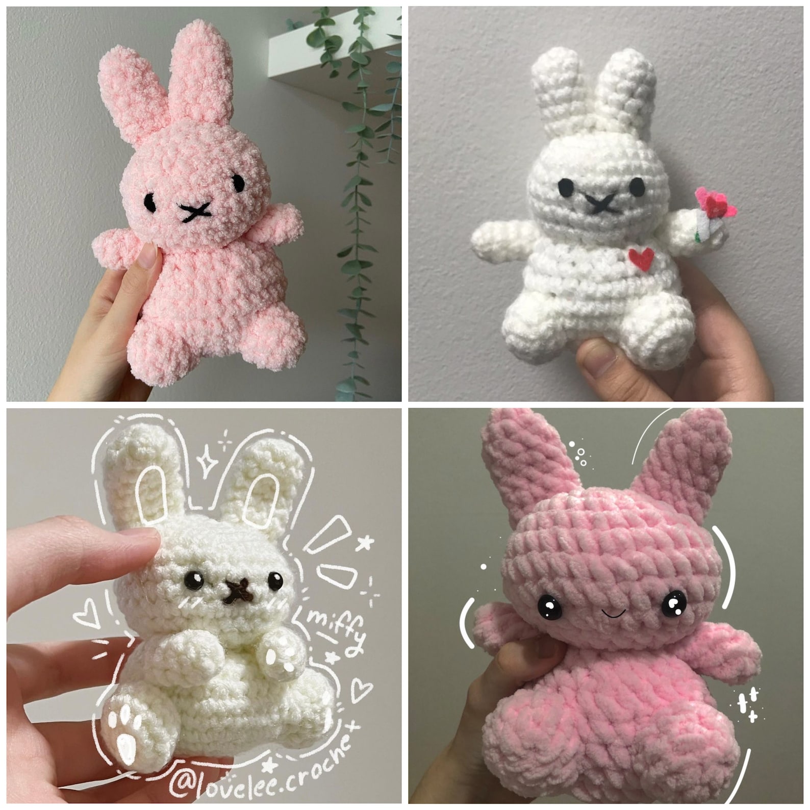 Miffy Crochet Pattern Crochet Pattern Amigurumi Digital Download - Etsy