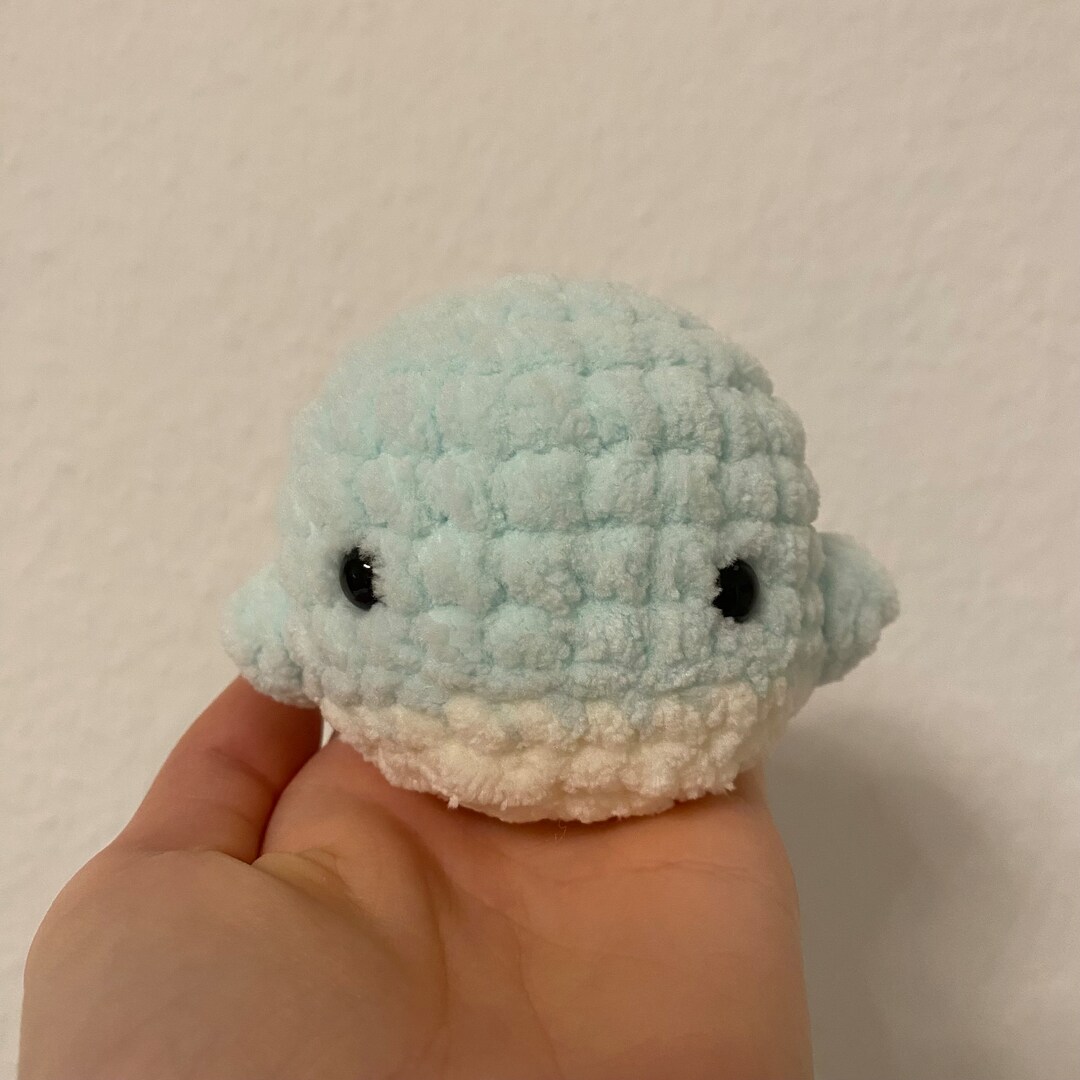 Crochet Mini Whale Whale Plushie Amigurumi Plushie Crochet Whale - Etsy