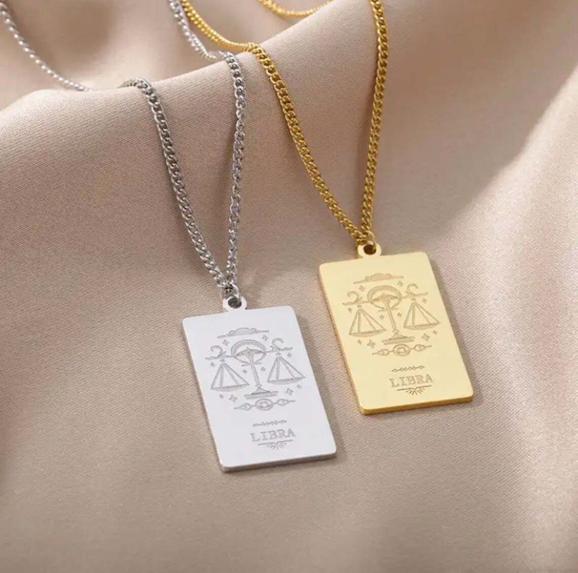 Vintage Constellation Zodiac Sign Necklace for Women Stainless Steel ...