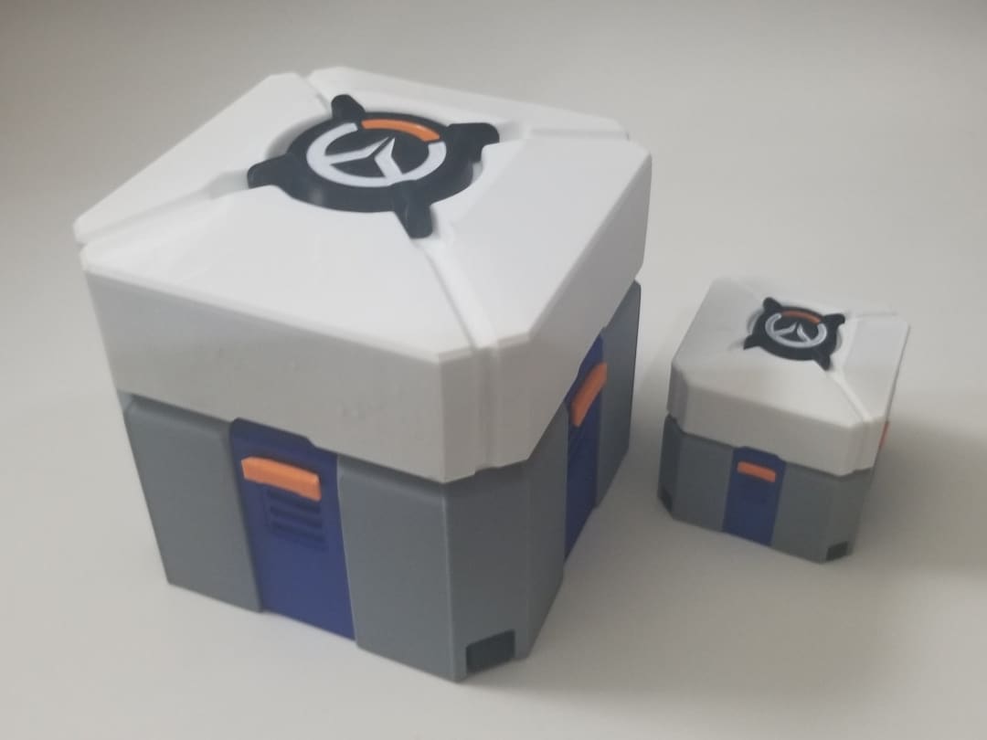 5 Cube Overwatch Loot Crate Box Large 3d Printed Storage Box - Etsy