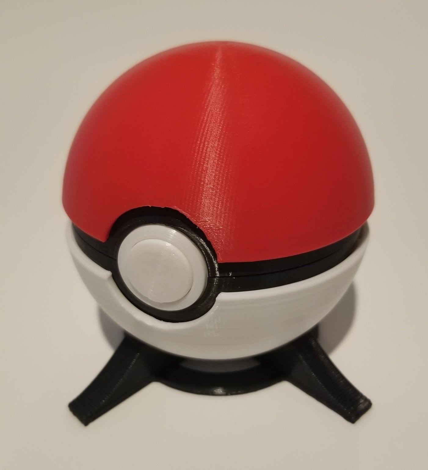 Pokeball W/ Push Button Opening 3D Printed - Etsy