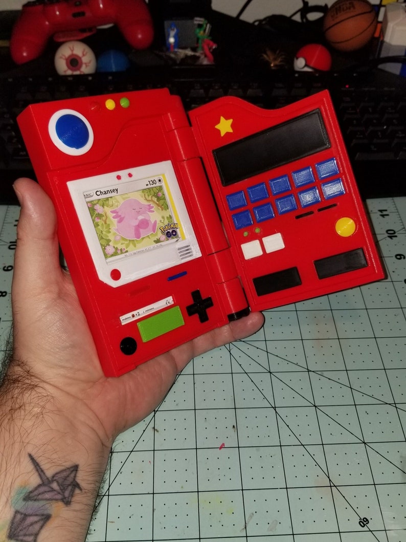 Ultimate Pokedex Pokemon Card Display/cosplay 3d Printed - Etsy UK