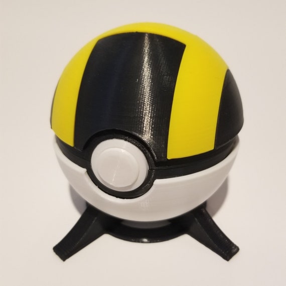 Ultra Ball Pokeball W/functional Push Button Opening 3D - Etsy