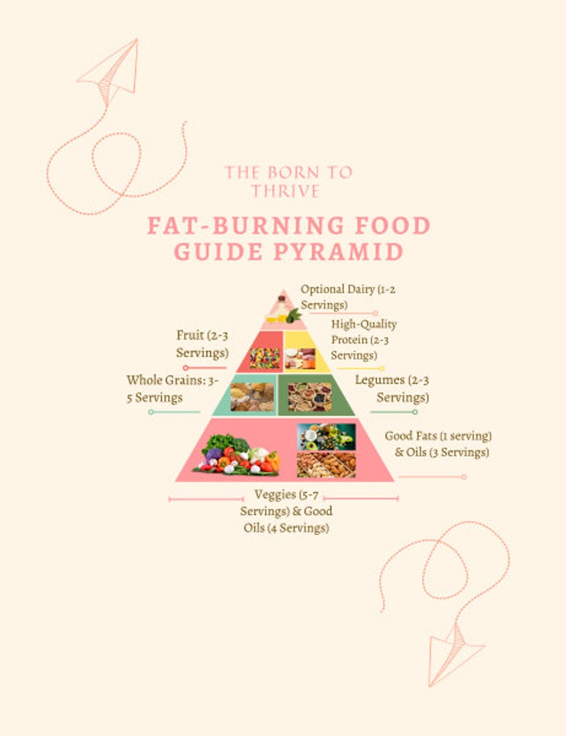 Fat-burning Food Guide Pyramid - Etsy