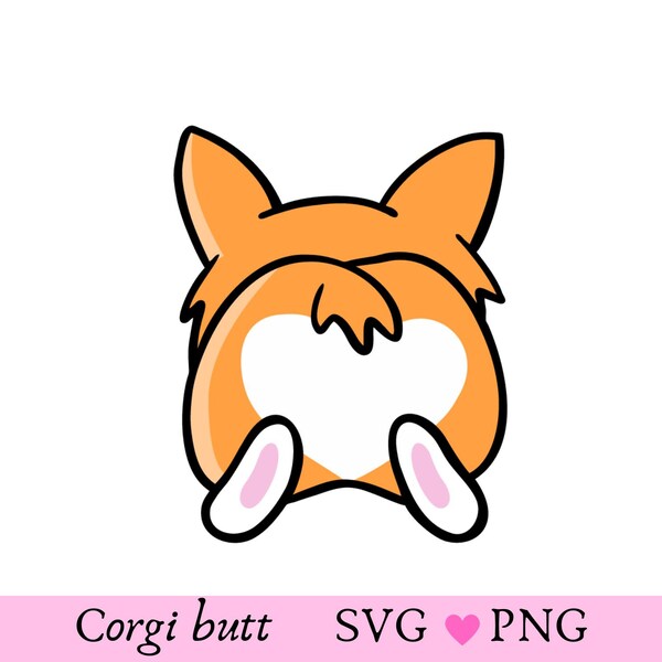Corgi Butt Svg - Etsy