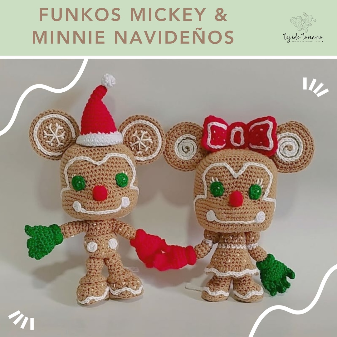Funko Mickey and Minnie Crochet Pattern Amigurumi Funko - Etsy