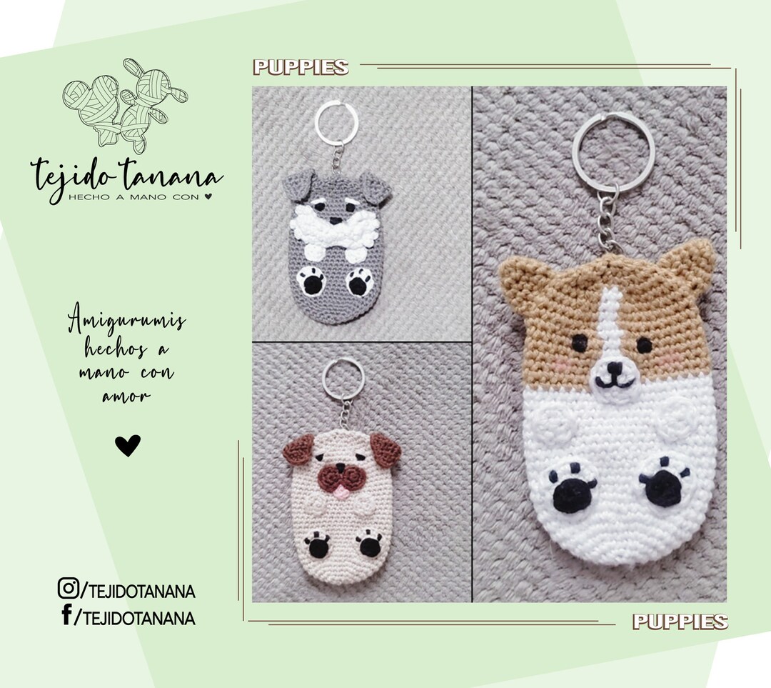 Puppies Crochet Pattern Amigurumi Puppies Crochet Puppies Pattern SP/EN ...