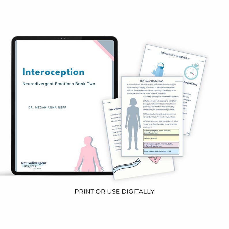 Interoception Workbook | Autism Workbook | ADHD Workbook | Therapy ...