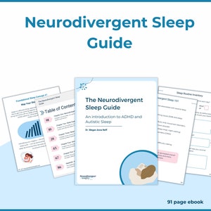 The Neurodivergent Sleep Workbook Autism Worksheets Autism Workbook ...