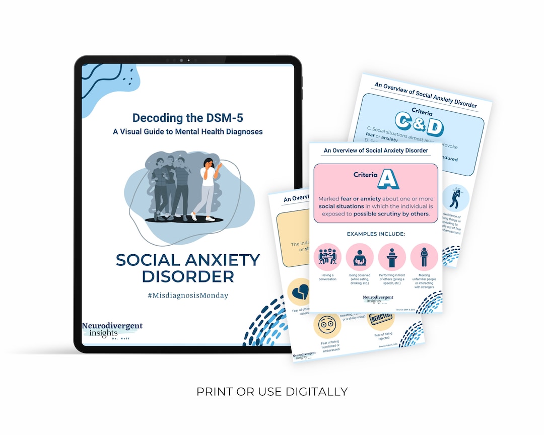 DSM-5 | Social Anxiety Diagnostic Criteria | Social Anxiety Therapy ...